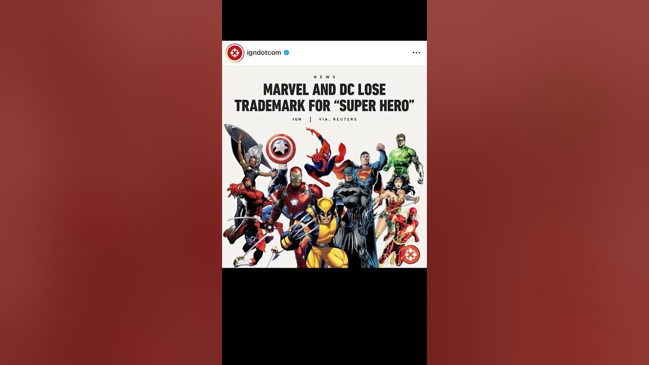 MARVEL And DC Lose The Word “Superhero?” - YouTube