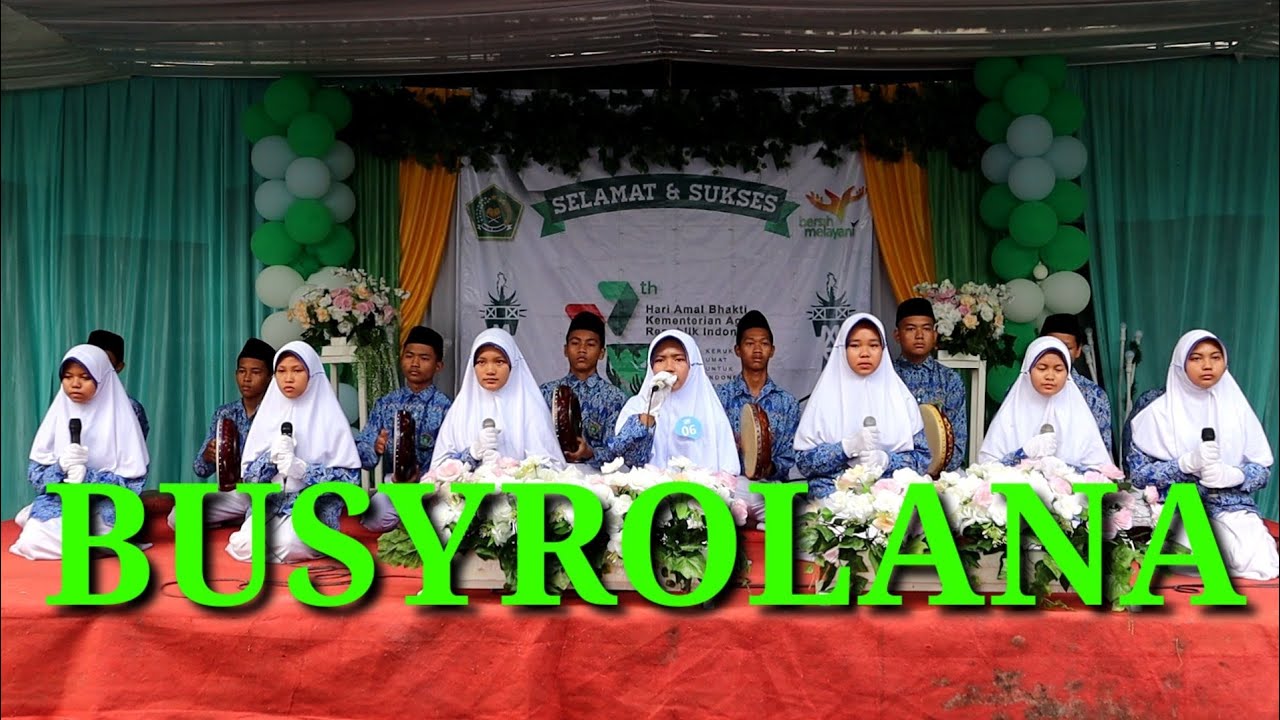 BUSYROLANA_MTsN 9 TABALONG - YouTube