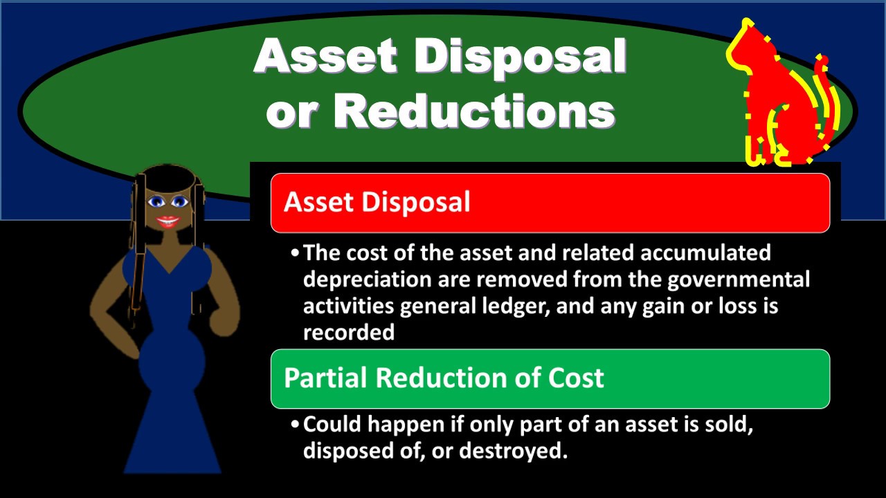 Asset Disposal or Reductions - Governmental Accounting - YouTube