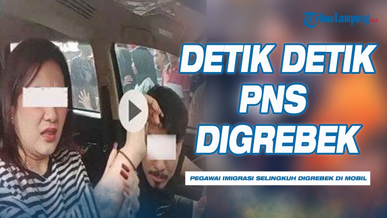 Detik-detik Sejoli PNS Dilabrak Selingkuh di Mobil, Digerebek Masing-masing Pasangan - YouTube