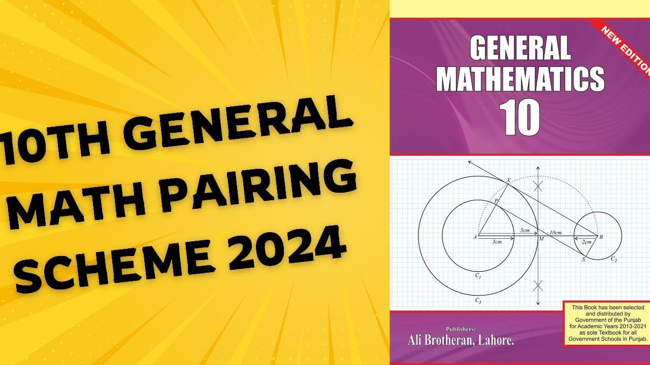 10th class general math pairing scheme 2024 - YouTube