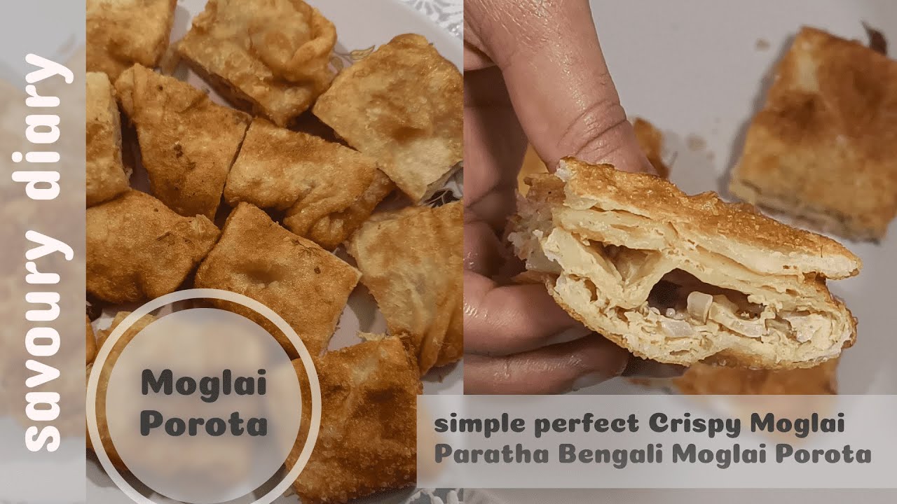 Moglai Porota Recipe | Veg Bengali Moglai Porota | Mughlai Paratha ...
