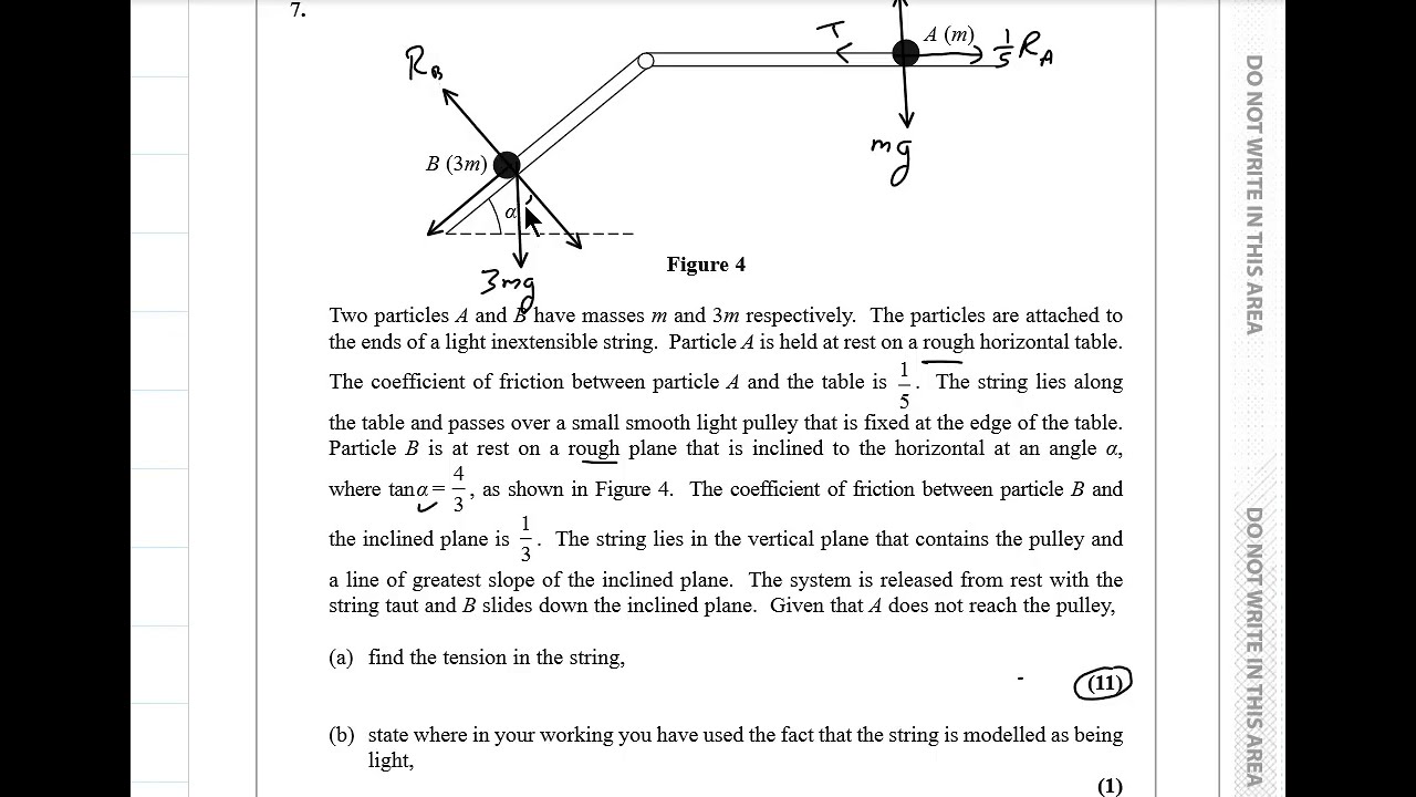 Edexcel IAL M1 JAN 2019 - Q7 - YouTube