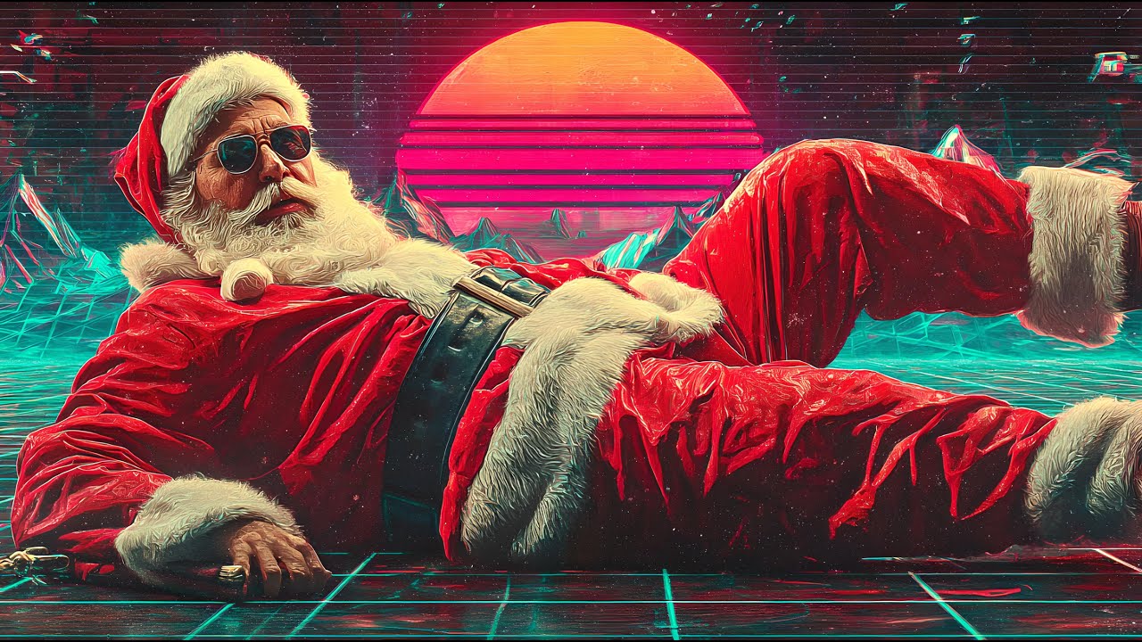 BACK TO 1982 | Retro Santa Neon Drive Mix - YouTube