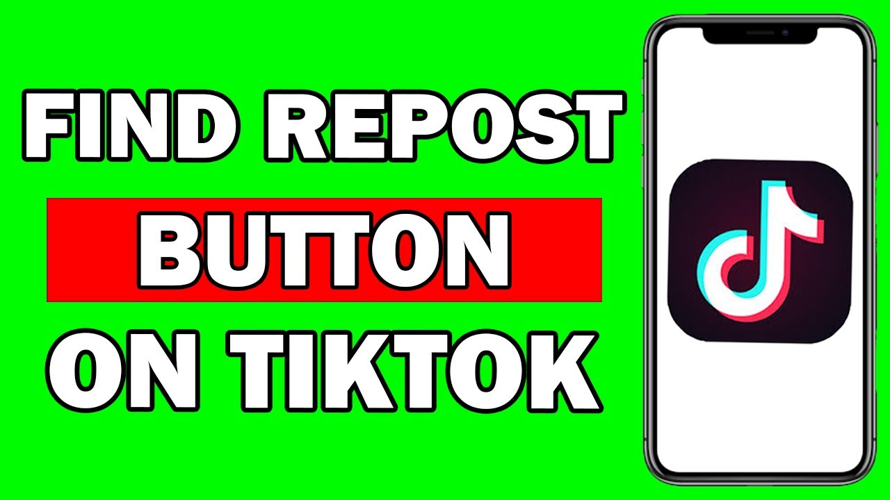 How To Find A Repost Button On Tiktok | Get A Repost Button On Tiktok ...