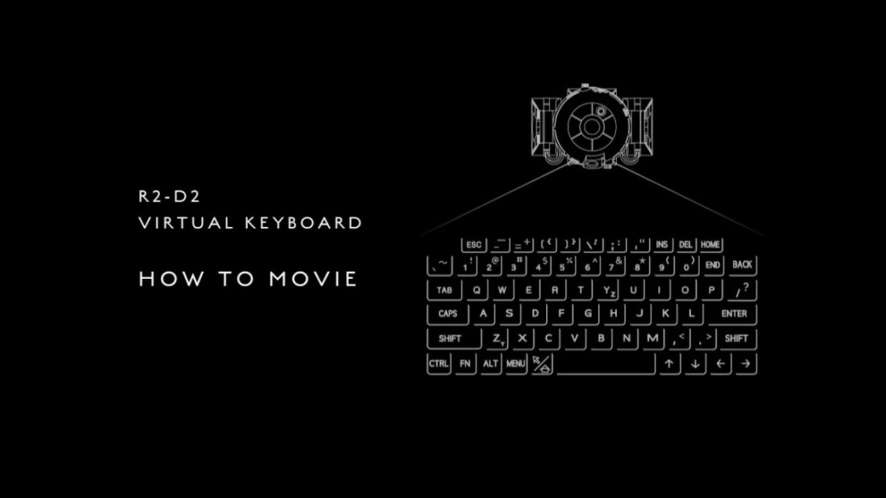imp. | R2-D2 VERTUAL KEYBOARD | how to movie - YouTube