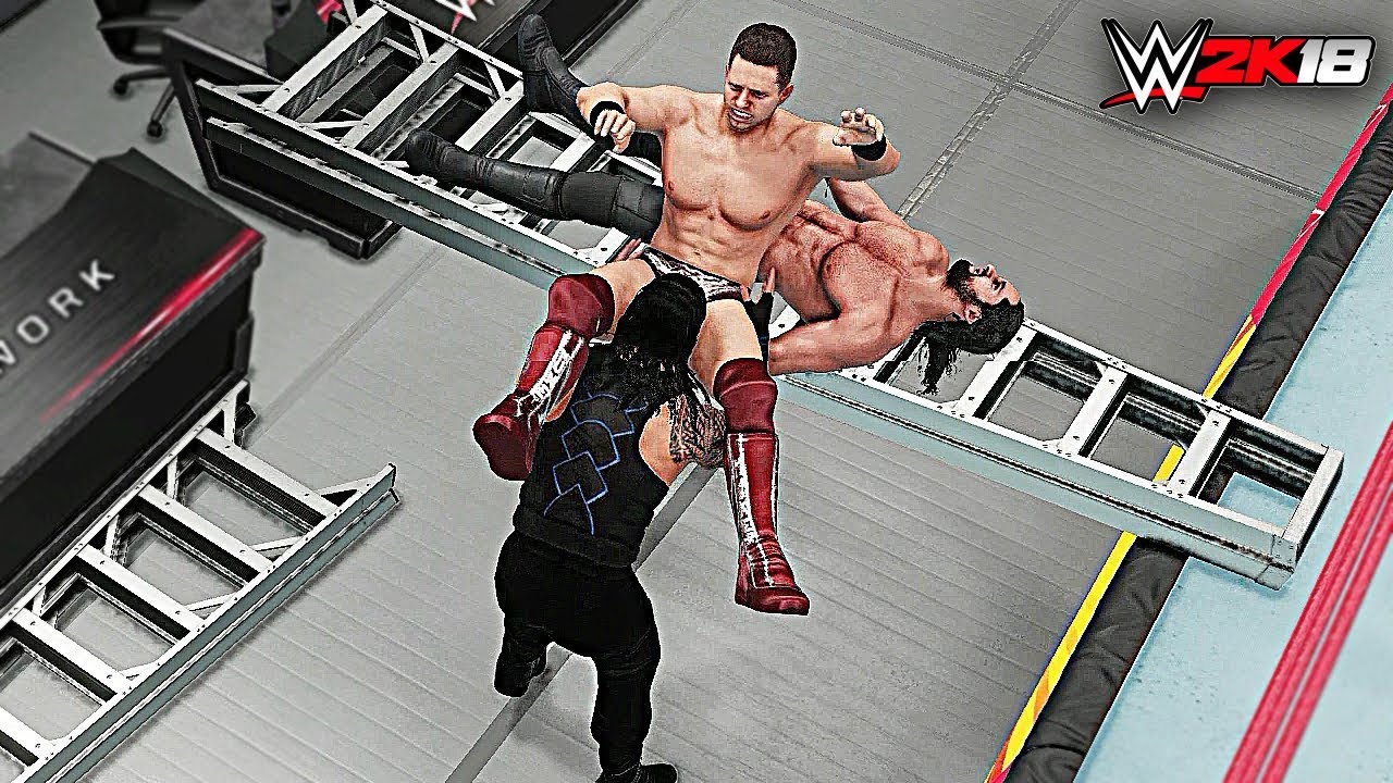WWE 2K18 Top 10 Double Knockouts by a Single Move! Part 2 - YouTube