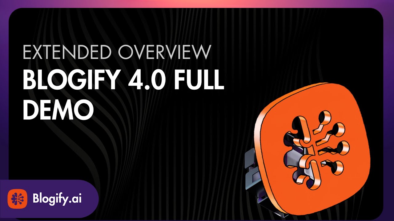 Blogify 4.0 Full Demo: Affiliate Monetization, Repurposing, Analytics ...