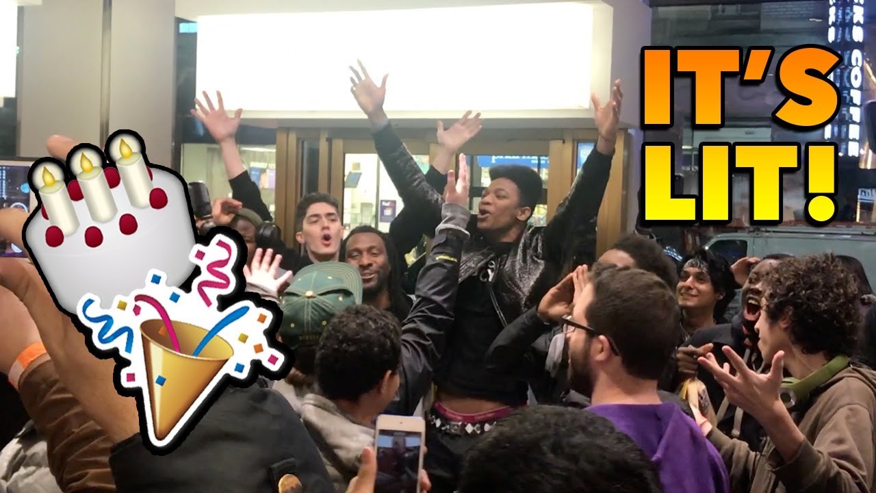 Switch Party with CND & Etika! + We Sing Happy Birthday at NintendoNY ...