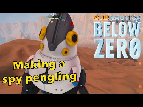 Exploring the glacial basin and making a spy pengling Subnautica Below ...
