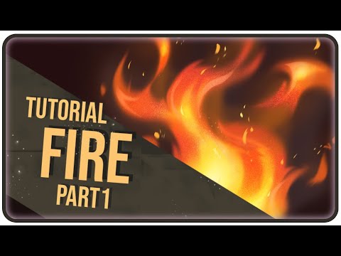 Stylized Fire | Digital Painting Tutorial (Part 1) - YouTube
