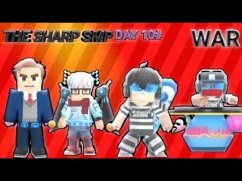 THE SHARP SMP DAY 10 WAR 1V1V1V1 - YouTube