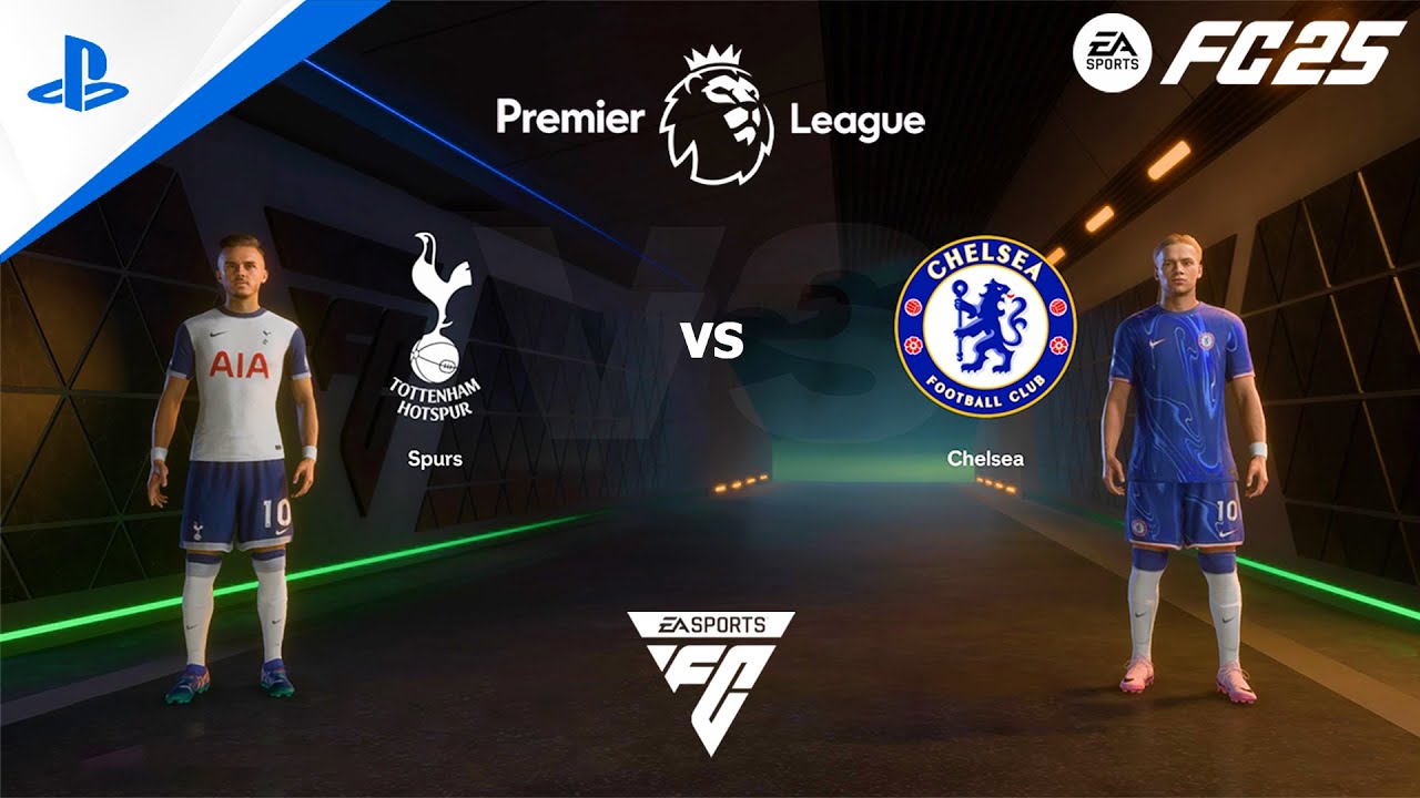 FC 25 PS4 - Tottenham Hotspur vs Chelsea | Premier League 2024/2025 ...