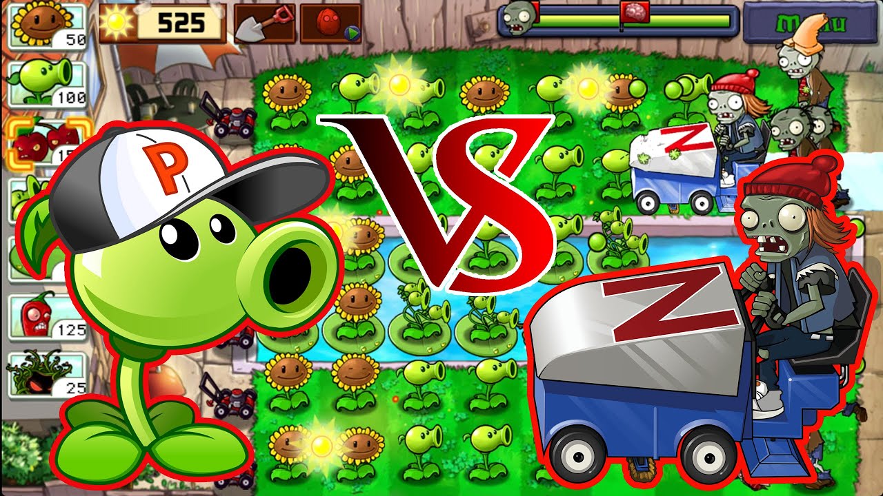 Plants Vs Zombies Level 6 - YouTube