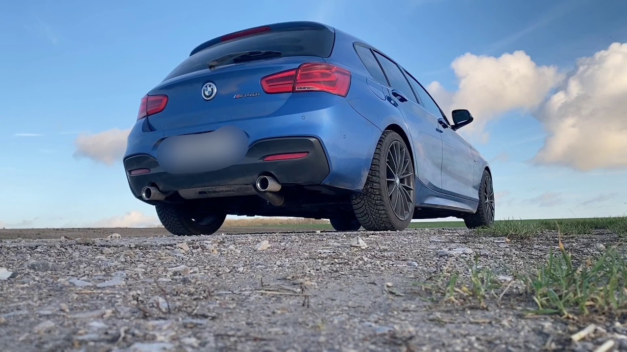 M140i M performance exhaust comfort mode - YouTube