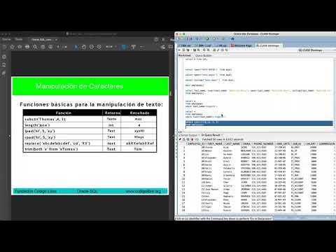 Oracle SQL - Usando funciones simples para manipular la salida de los ...