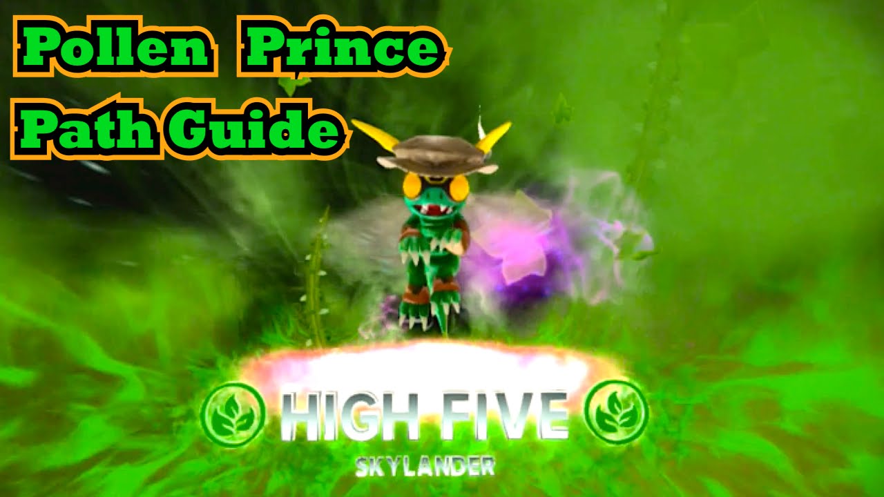 Skylanders Trap Team - High Five - Pollen Prince Path Guide - YouTube