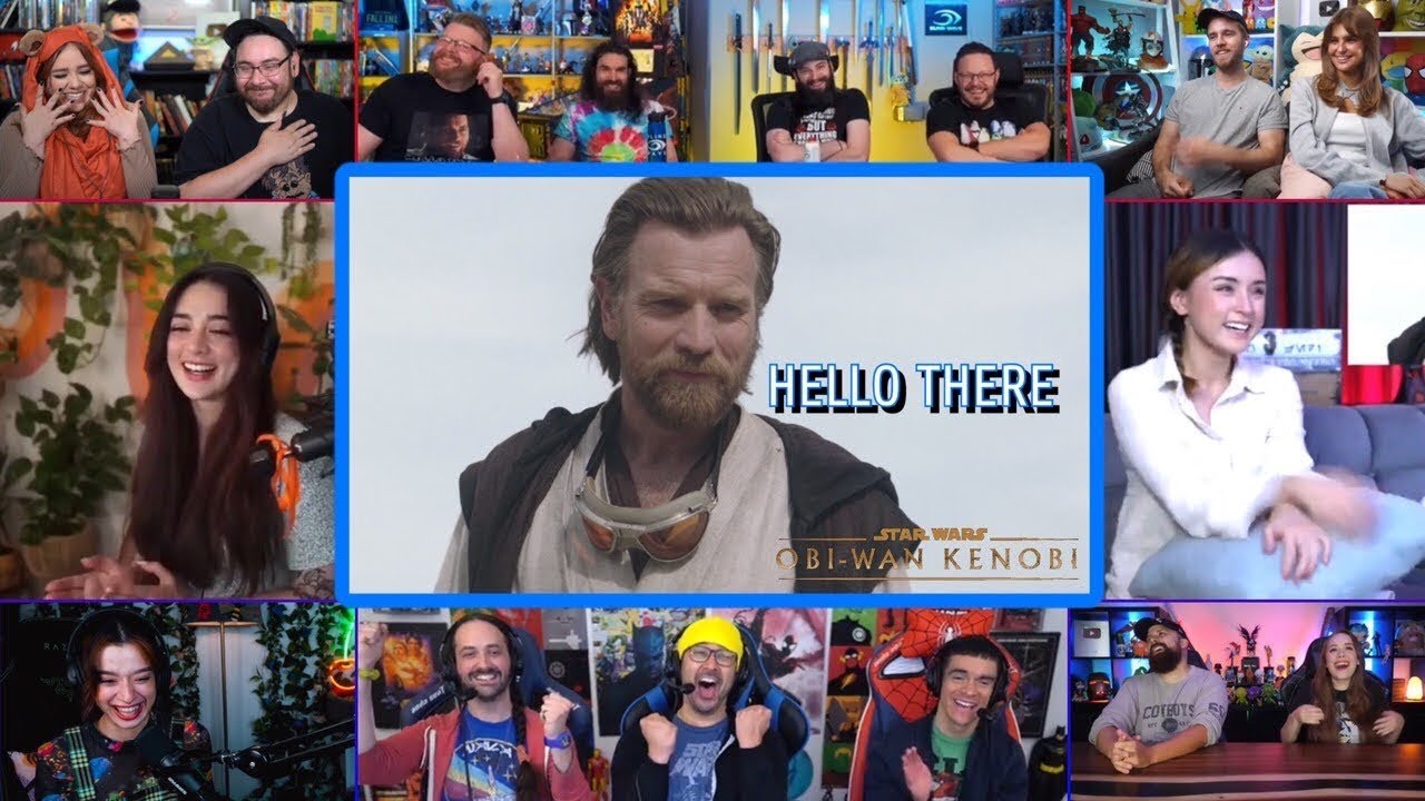 Youtubers React To ‘Hello There’ Scene In Obi Wan Kenobi Finale - Obi ...