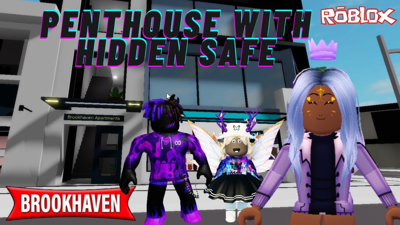 NEW!! Futuristic Pent House with Hidden Safe 🏡 Army *Update* BrookHaven ...