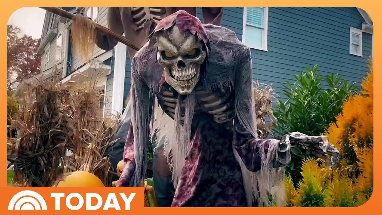 Are Spooky Halloween Decorations Too Scary? Inside the Debate - YouTube