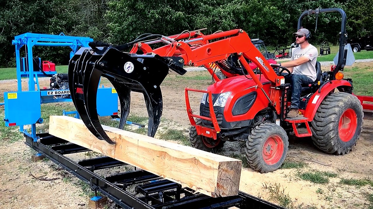 Milling Giant Beams - You Can’t Buy These At Home Depot - YouTube