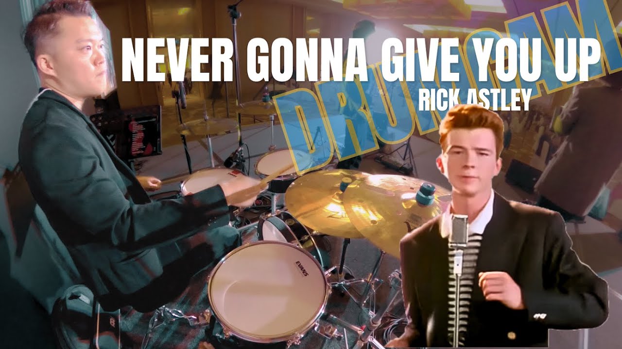 Rick Astley - Never Gonna Give You Up | Drumcam | JumpstartSG | Live ...