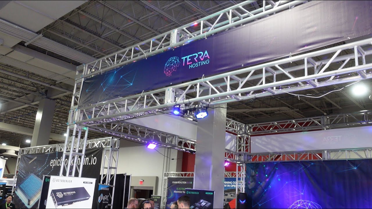 Terra Hosting Booth at Mining Disrupt 2024 - YouTube