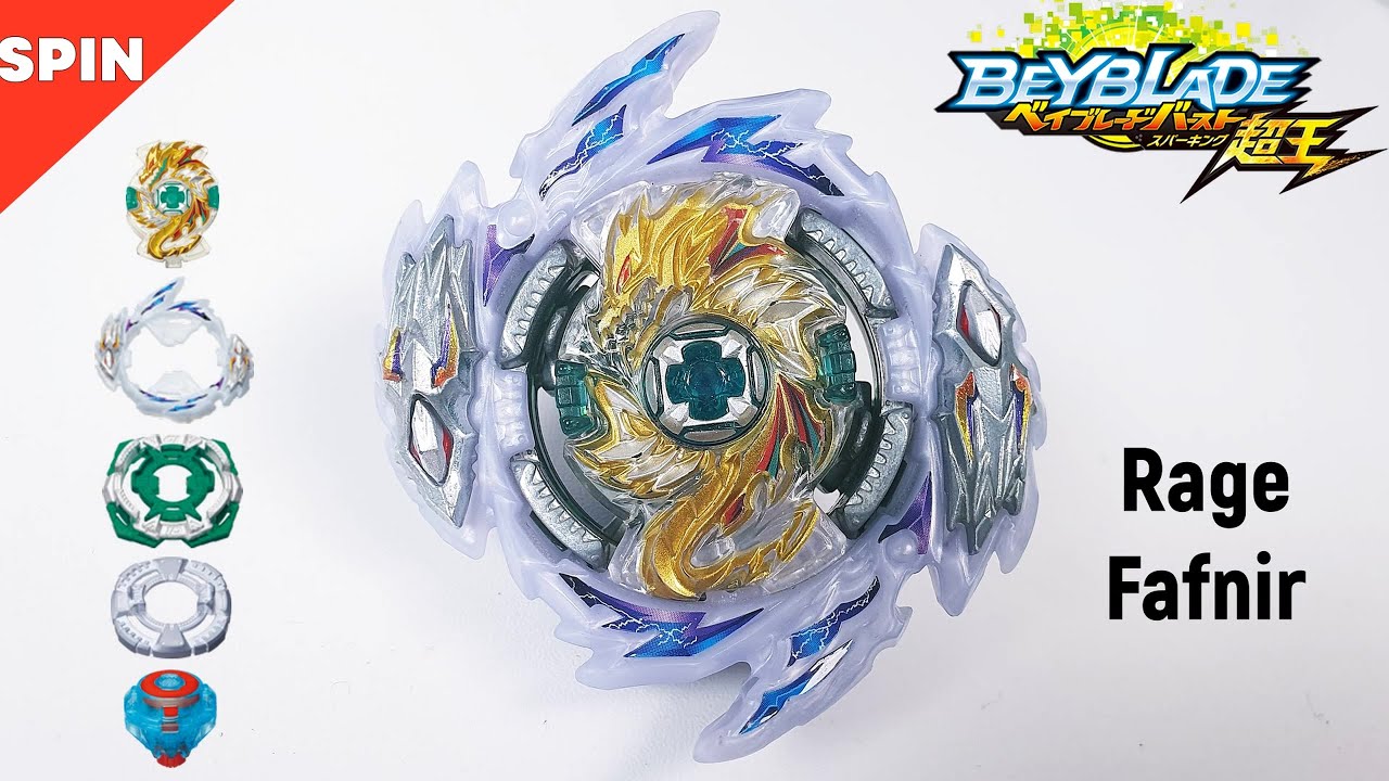 Beyblade Burst Sparking Custom 【Rage Fafnir 1D Wheel Evolution'】 베이블레이드 ...