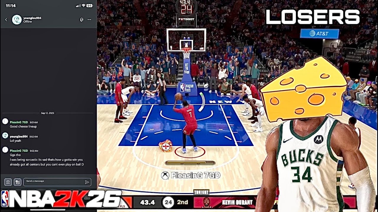 The 2K Cheese Will Never Die Because Of Trash Players Like You - YouTube