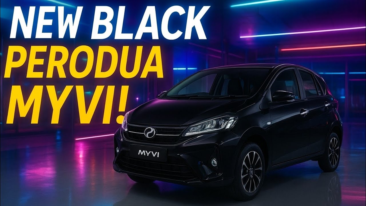 Perodua Myvi 2025 Edisi Hitam Malaysia Review Penuh. - YouTube
