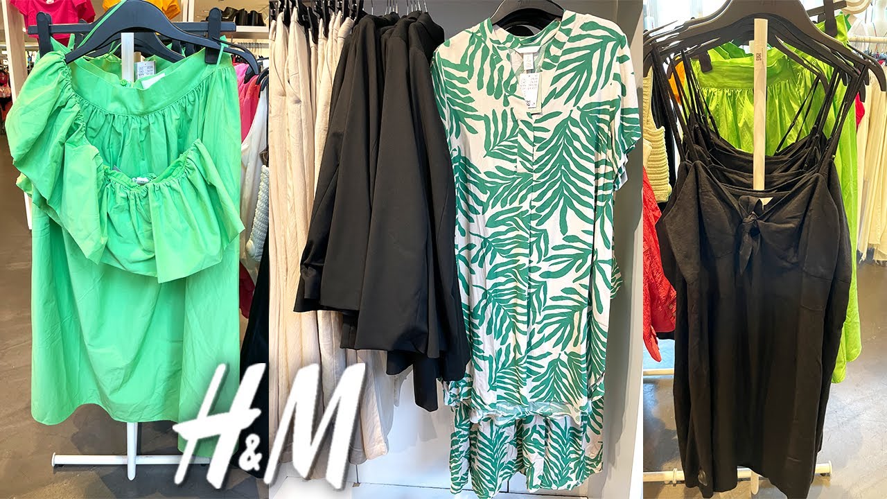 H&M MARCH'23 LATEST ARRIVALS / NATURAL & GRASS GREEN COLORS - YouTube