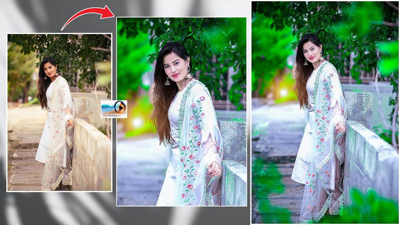 Perfect Green Dslr Tone Photo Editing In Photoshop 70 Dp Editing Tutorial Youtube