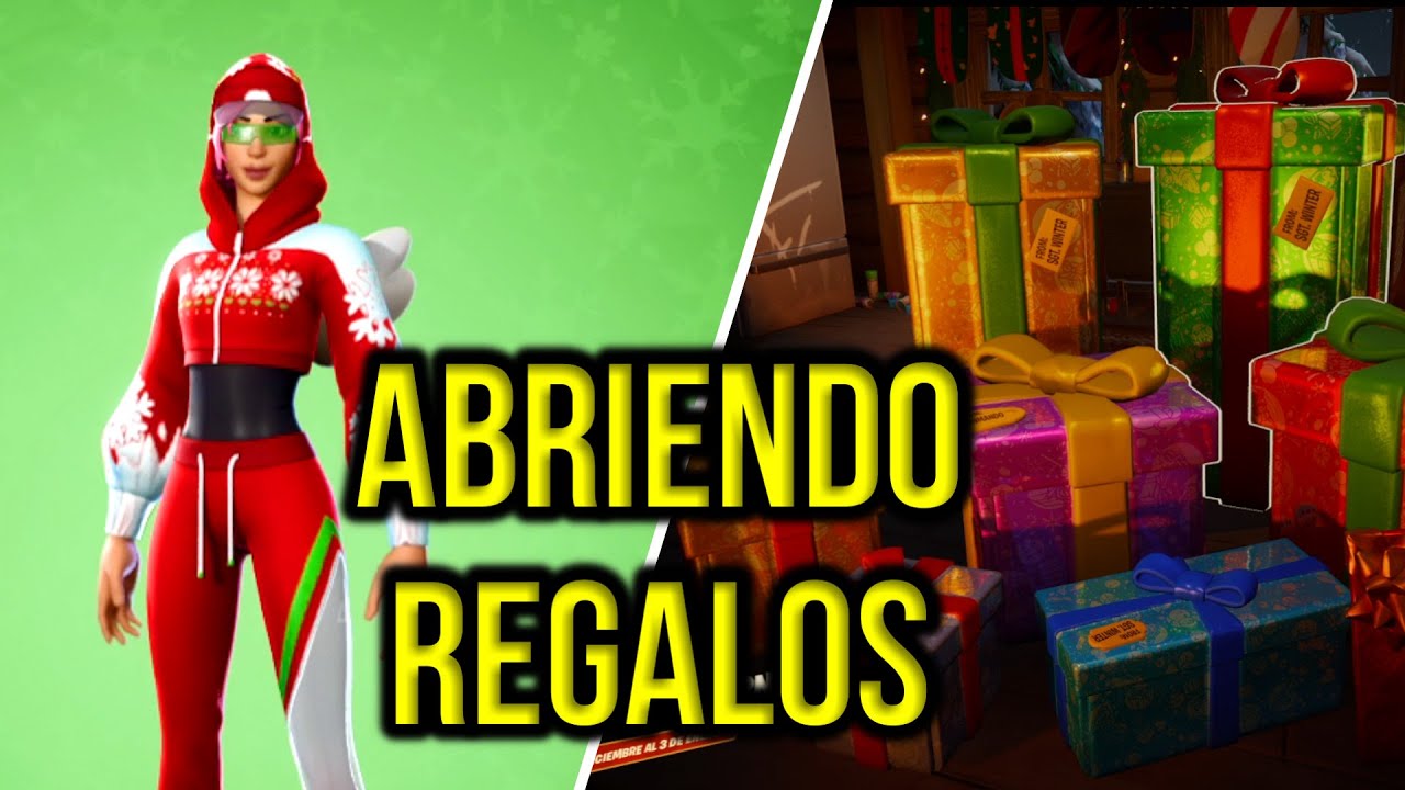 ABRIENDO REGALOS DE NAVIDAD EN FORTNITE (FELIZ NAVIDAD) - YouTube