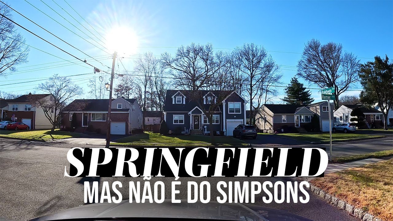 Dirigindo pela cidade de Springfield, em New Jersey e Caso do Boi na ...