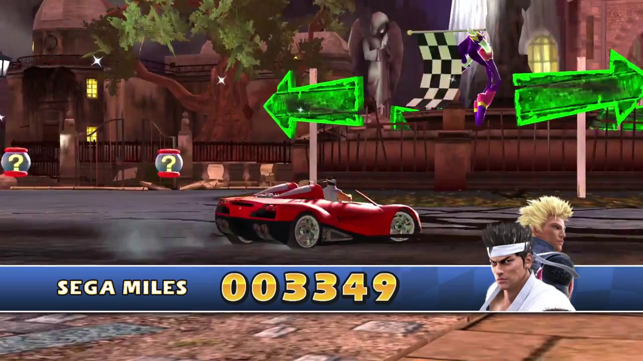 Sonic & SEGA All Stars Racing HD 1080p/ Outer Forest w/ Jacky and Akira ...