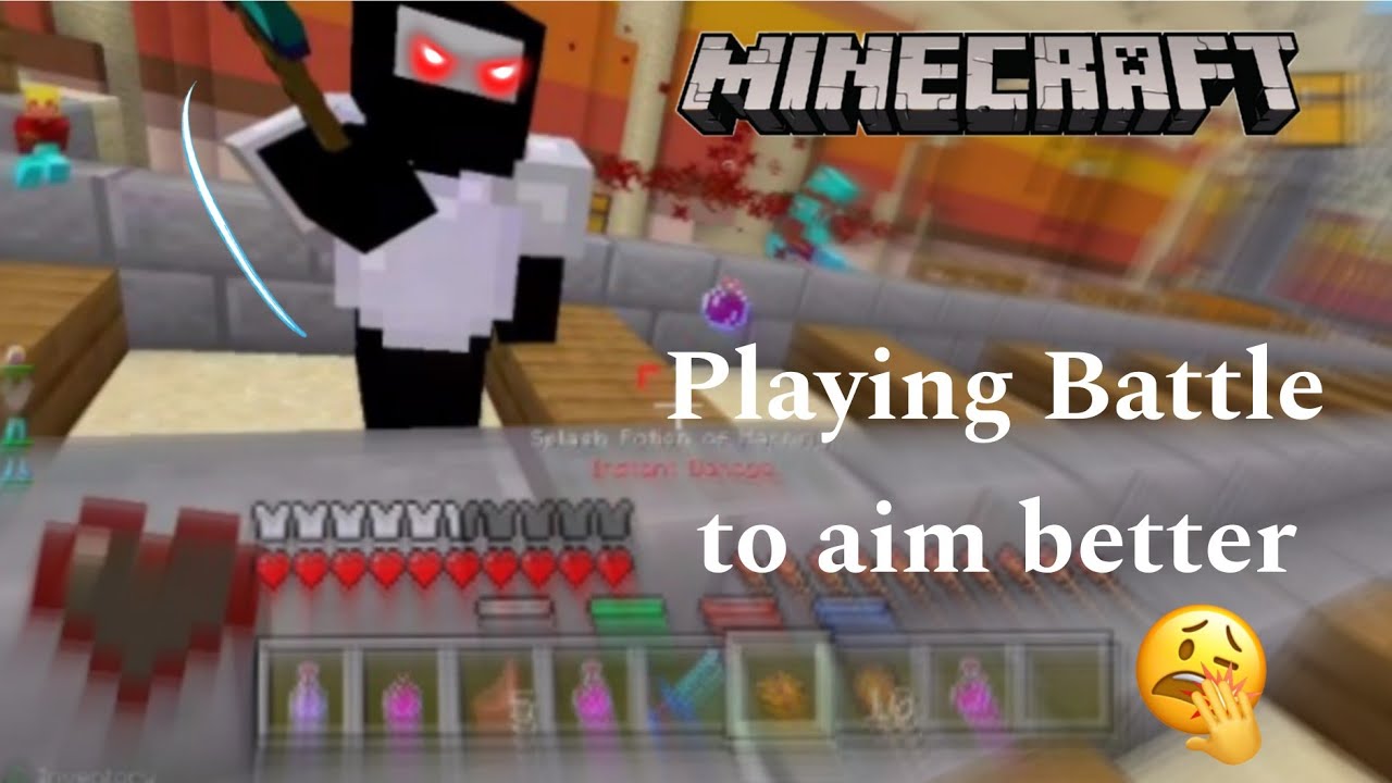 Trying to get better at melee in Battle Minigame 😬 - YouTube