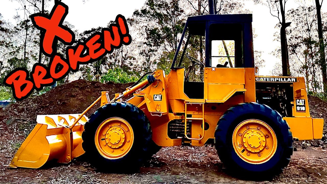 Cat Wheel Loader Repair and Operating Test - YouTube