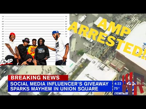 Kai Cenat and AMP Shut down New York! AMP members Arrested?? - YouTube