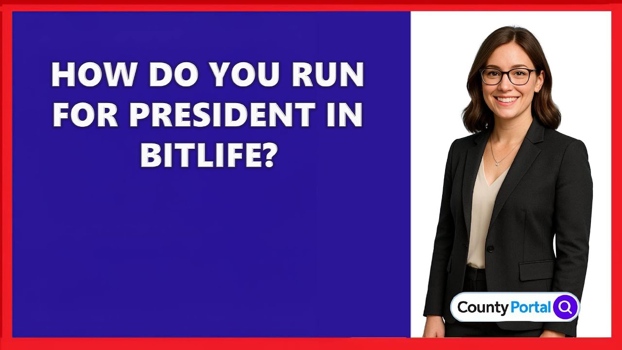 How Do You Run For President In Bitlife? - YouTube