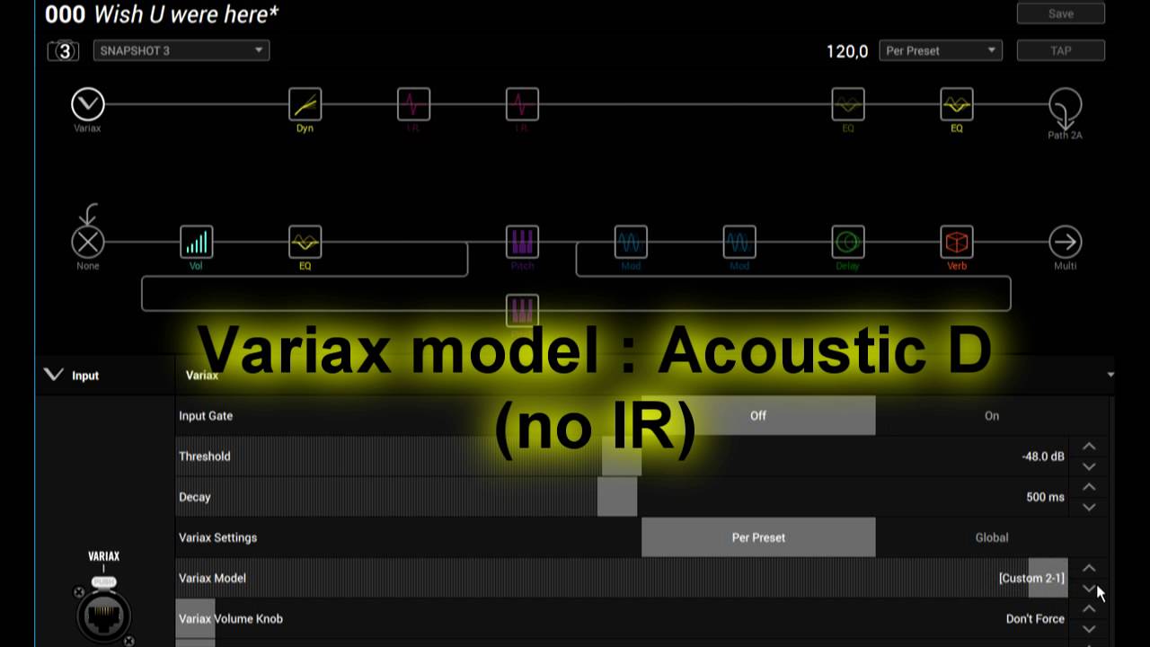 Variax & Helix test - YouTube