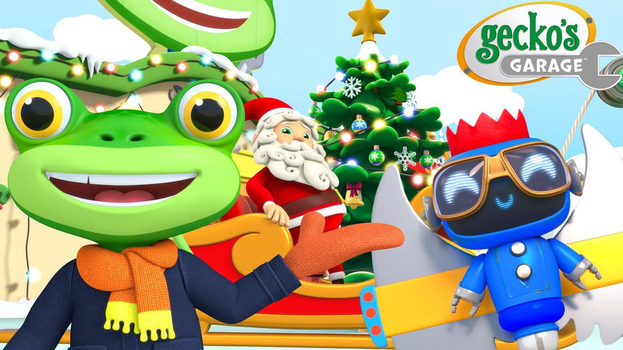 ️ Jingle Bus Christmas Song! 🎄 | Gecko's Songs 🎶 | Cartoons For Kids ...