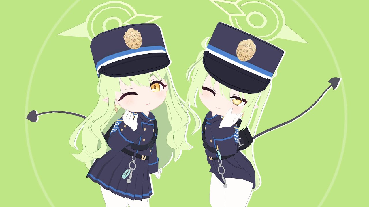 【Blue Archive/MMD】愛包ダンスホール【Hikari /Nozomi】 - YouTube