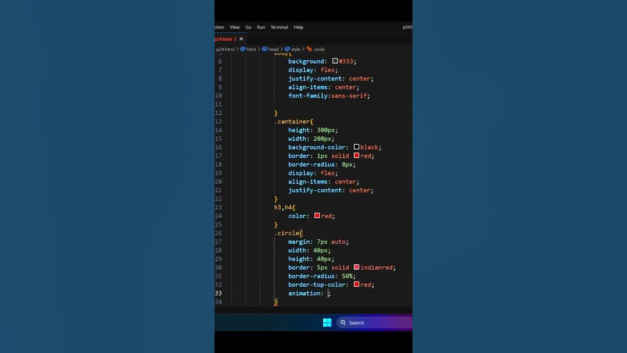 Page Loading Animation Using Html Css Vscode Programming Html5 Css3