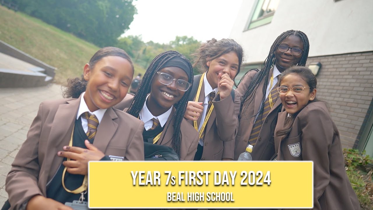 Beal High School - Year 7s First Day 2024 - YouTube