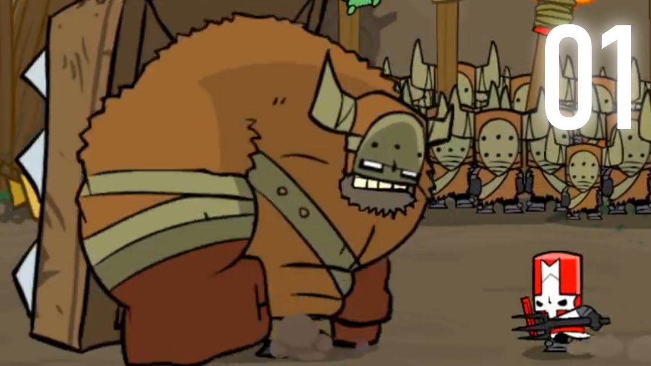 Castle Crashers Let's Play #1 - BARBARIAN BOSS - YouTube