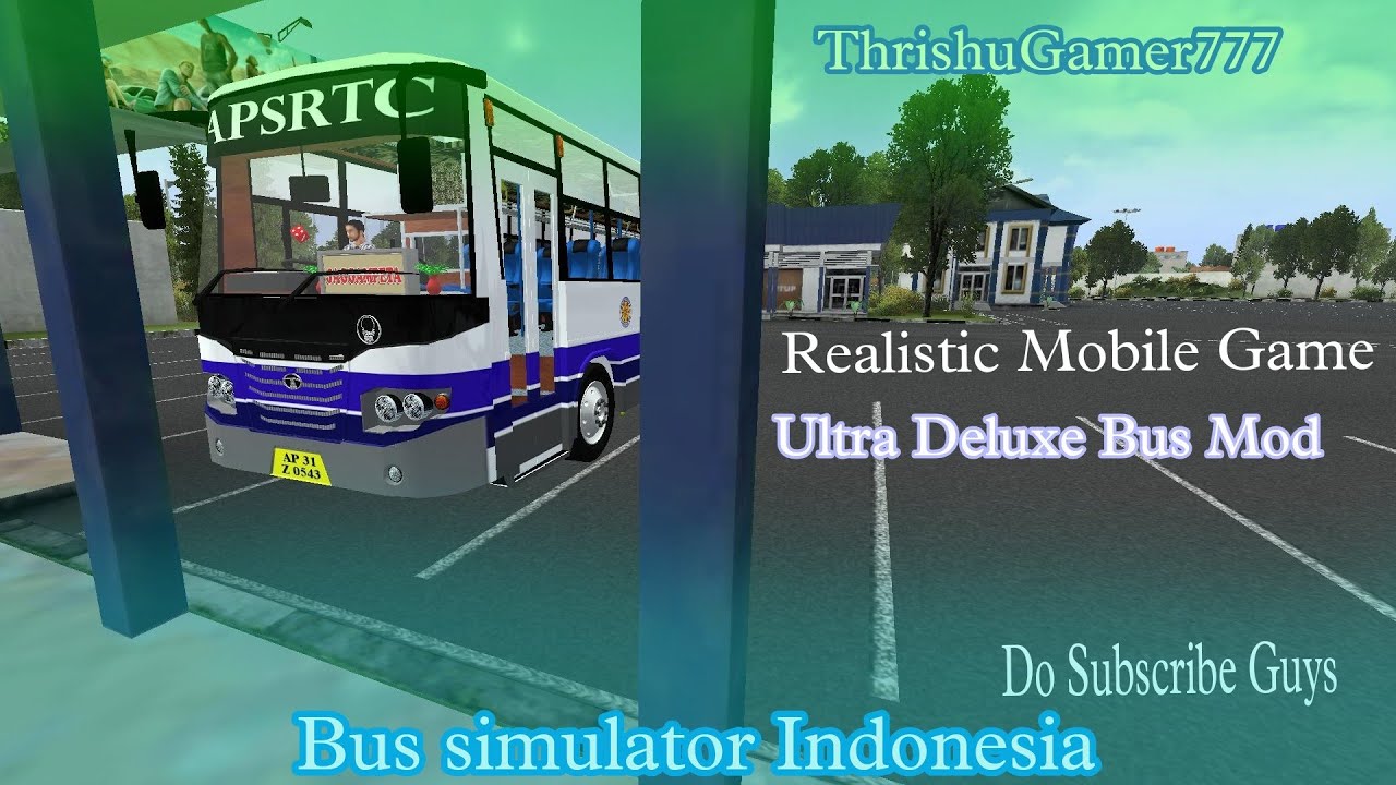 Ultra Deluxe Bus Mod || Realistic Mobile Game || Bus simulator ...