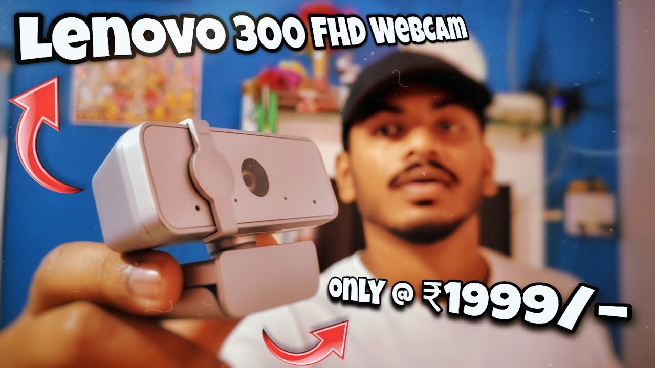 Lenovo 300 FHD Webcam 1080p : A best budget webcam for live streaming ...