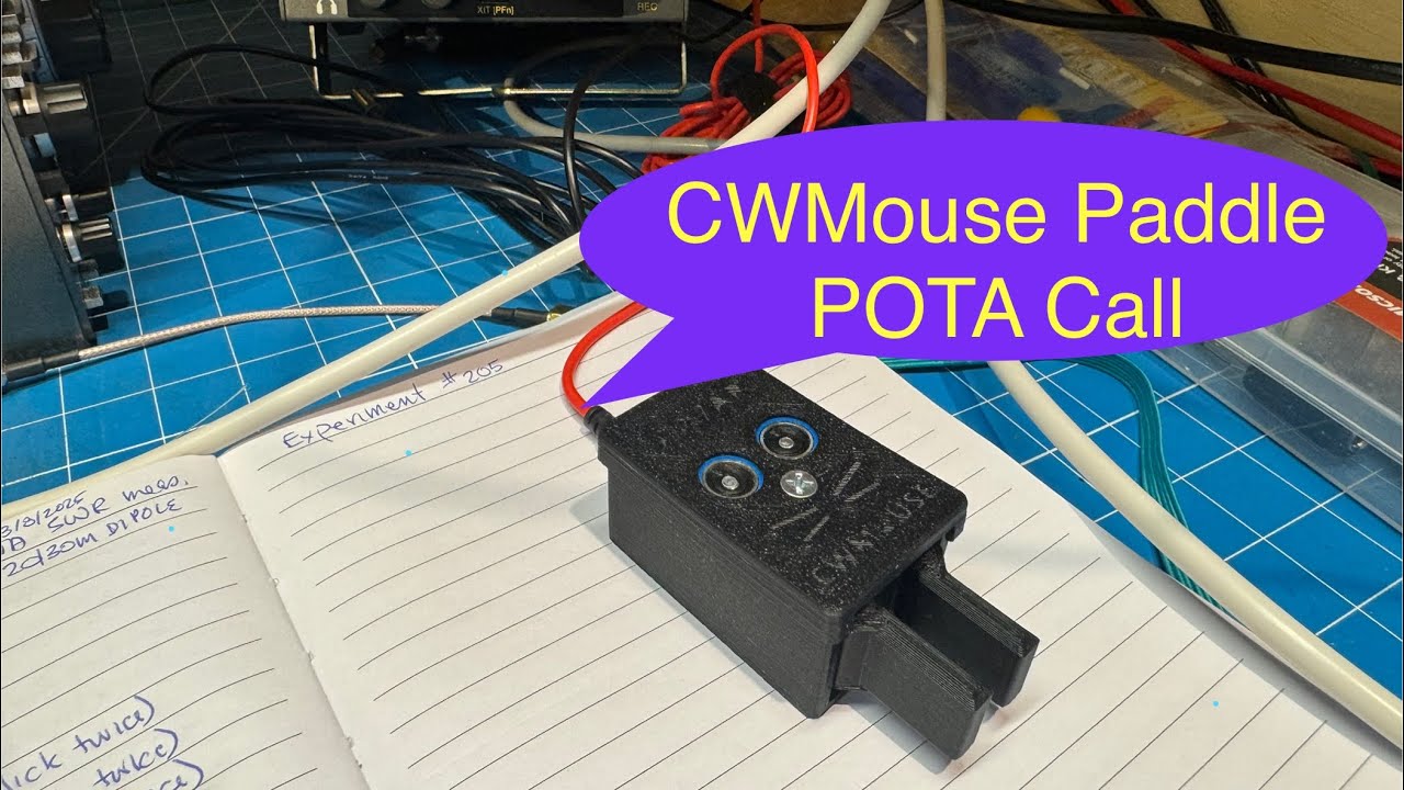 The CWMouse is a Fun Paddle to Chase POTA Stations With - YouTube