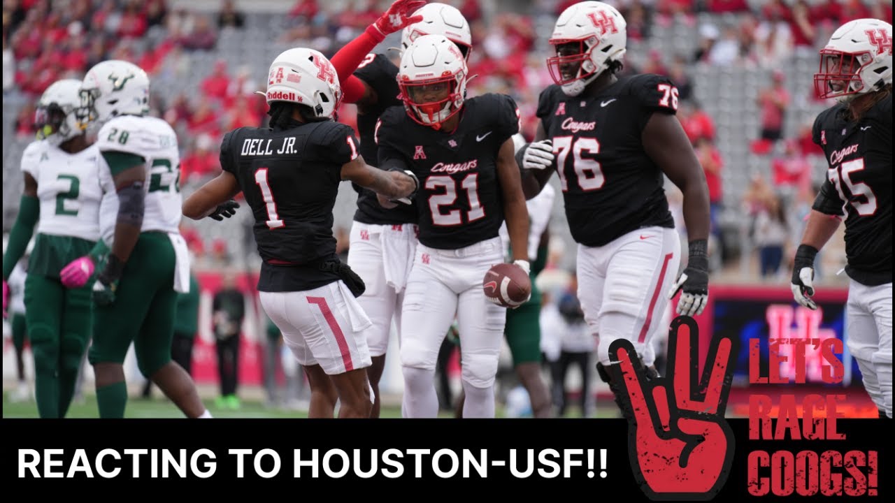 Let's Rage Coogs - Reacting to Houston Cougars' 42-27 Homecoming win ...