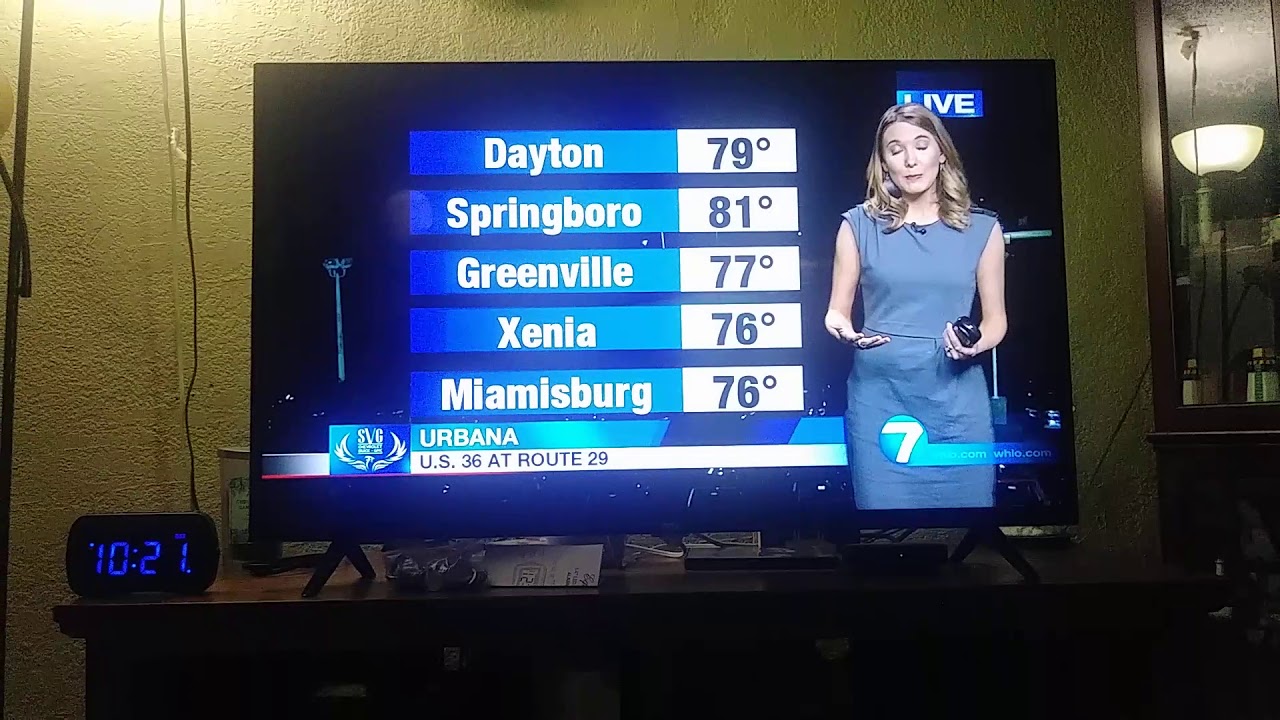 Molly Coates weather update for Dayton,Ohio Whio t.v. - YouTube